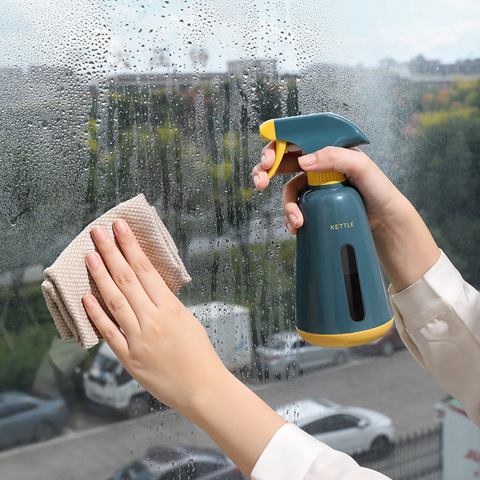 Washranp Plant Mister Spray Bottle,400ml Portable Anti-leak Spray ...