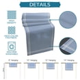 Solid Color Light Blue Table Runner Home Wedding Decor Table Flag Mat ...