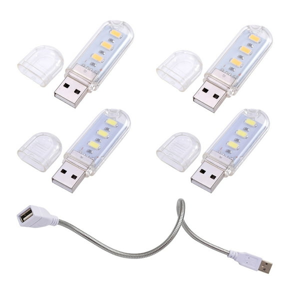 Flexible Mini USB LED Light Lamp for Laptop, Keyboard, Power Bank ...