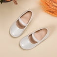 HSMQHJWE Girls Dress Shoes Mary Jane Shoes for Girl Ballet Flats Back ...