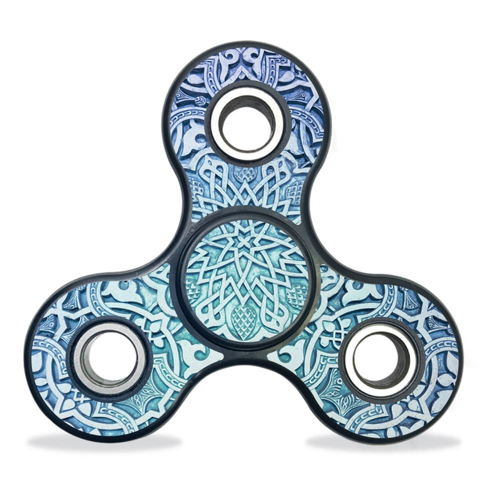 Skin Decal Wrap Compatible With Fidget Spinner Hand Tri Fydget toy ...