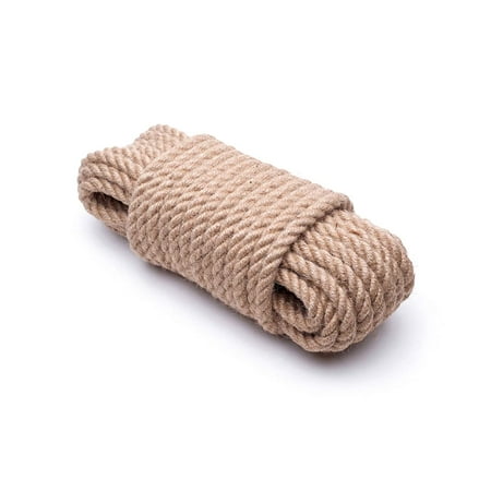 SICED JUTE ROPE 20mm 5m Cordage Ropes Natural Hemp Hemp Rope Tug of War ...