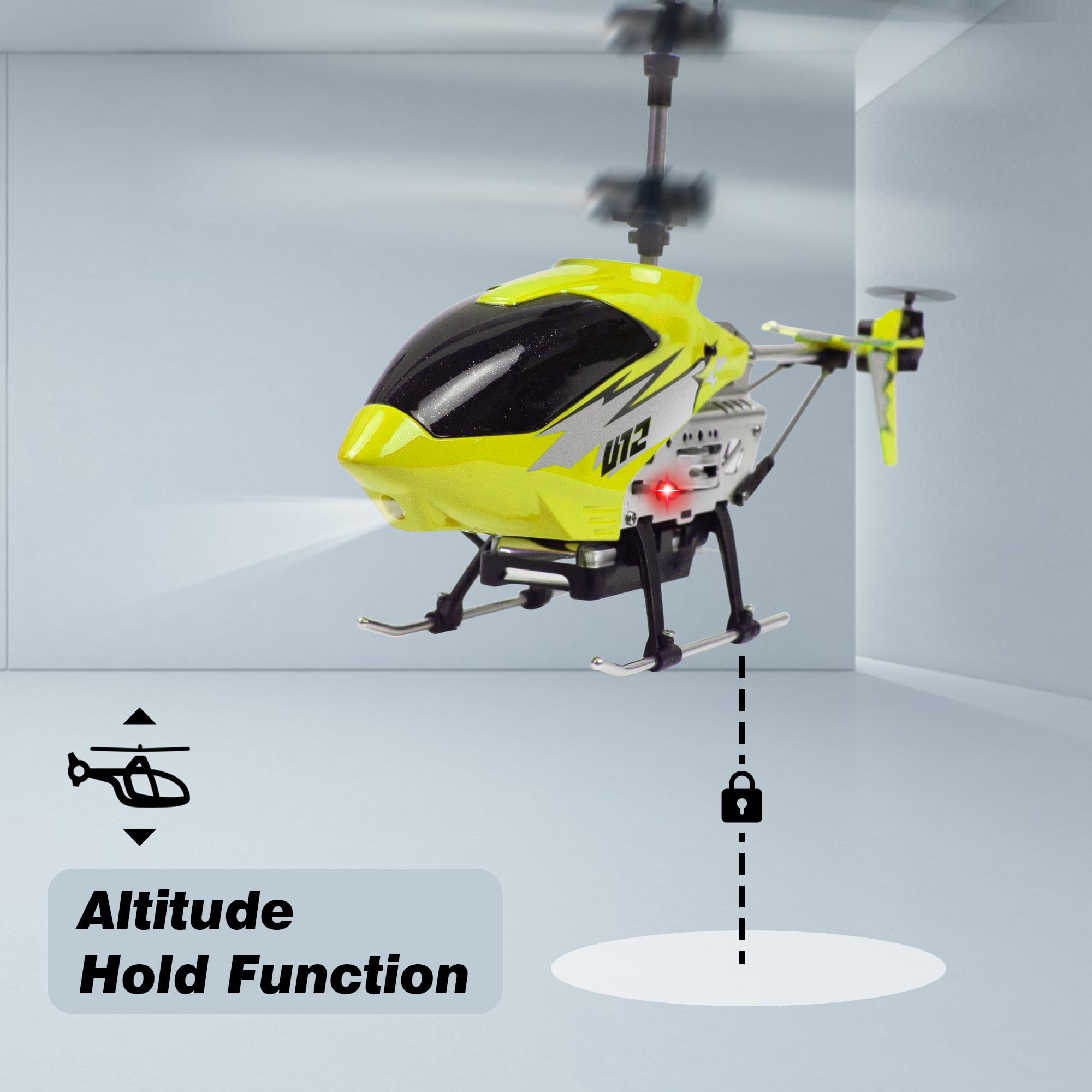 Buy U12 Mini Metal RC Helicopter Remote Control Helicopter with ...