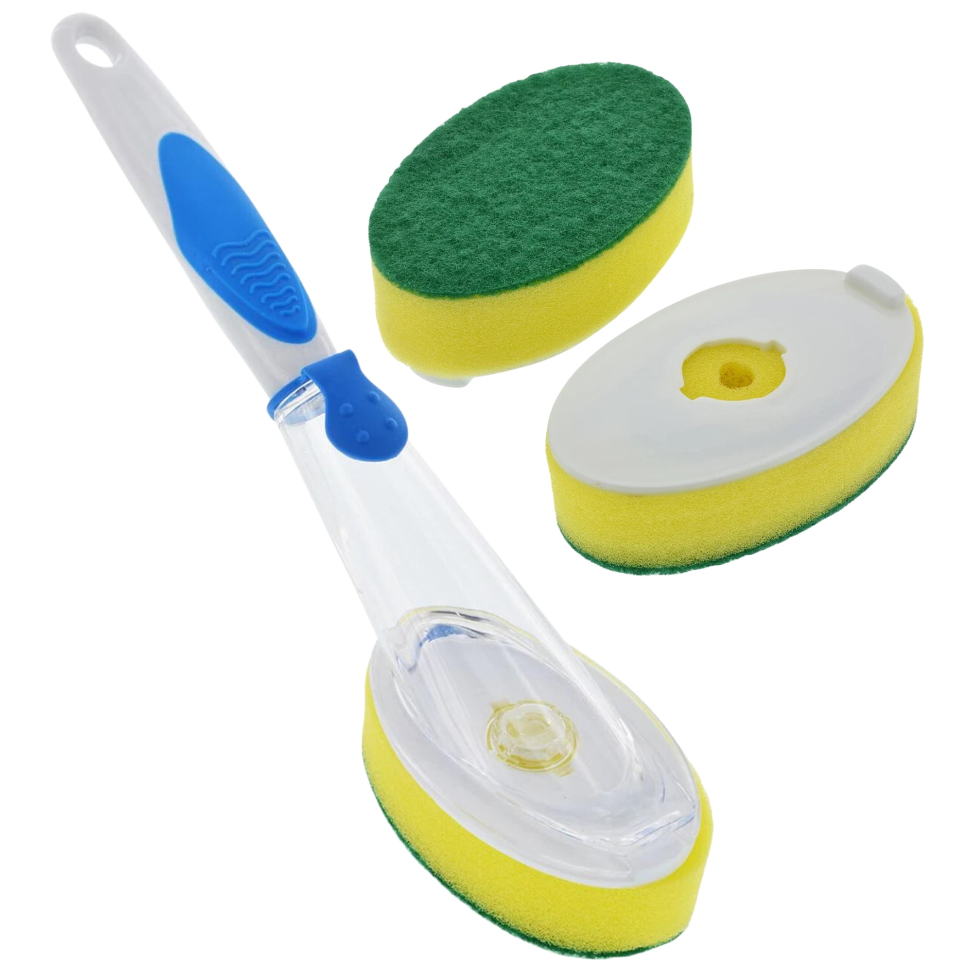 A1 Unlimited 2-in-1 Soap-Dispensing Scrub Sponges and Brush Refill (2 ...