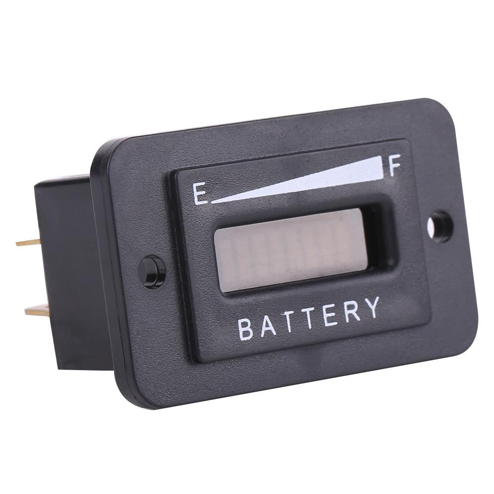 Greensen 12V/24V/36V/48V LED Digital Battery Indicator Meter Gauge for ...