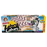 Little Debbie Zebra Cakes Big Pack 18.4 oz 6 count, Yellow cake with ...