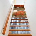 3D Landscaping Staircase Stickers 6pcs & 13pcs Vinyl PVC Waterproof ...