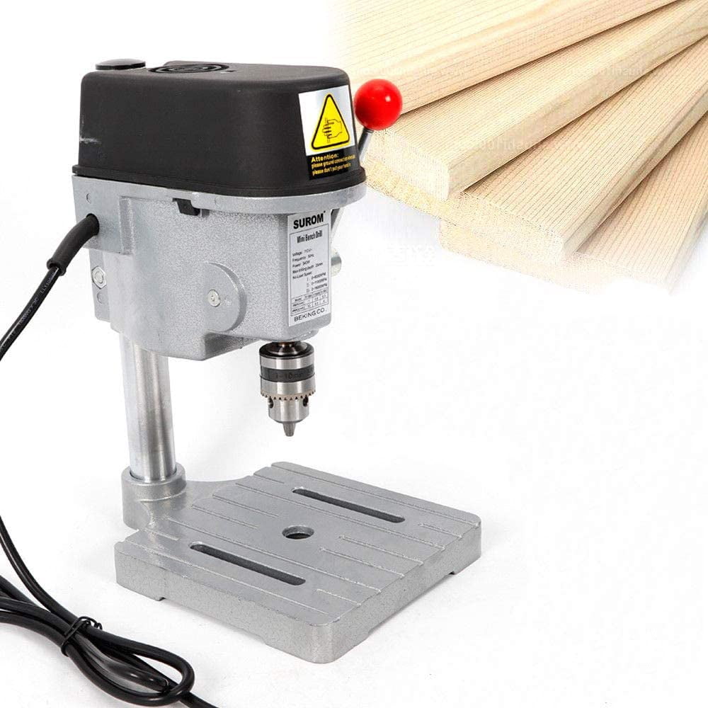 Miumaeov 340W Drill Press Workbench Mini Compact Drill Wood Metal ...