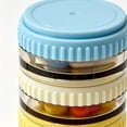 ACDANC Stackable Magnetic Pill Case,Small Pill Box with Screw Cap ...