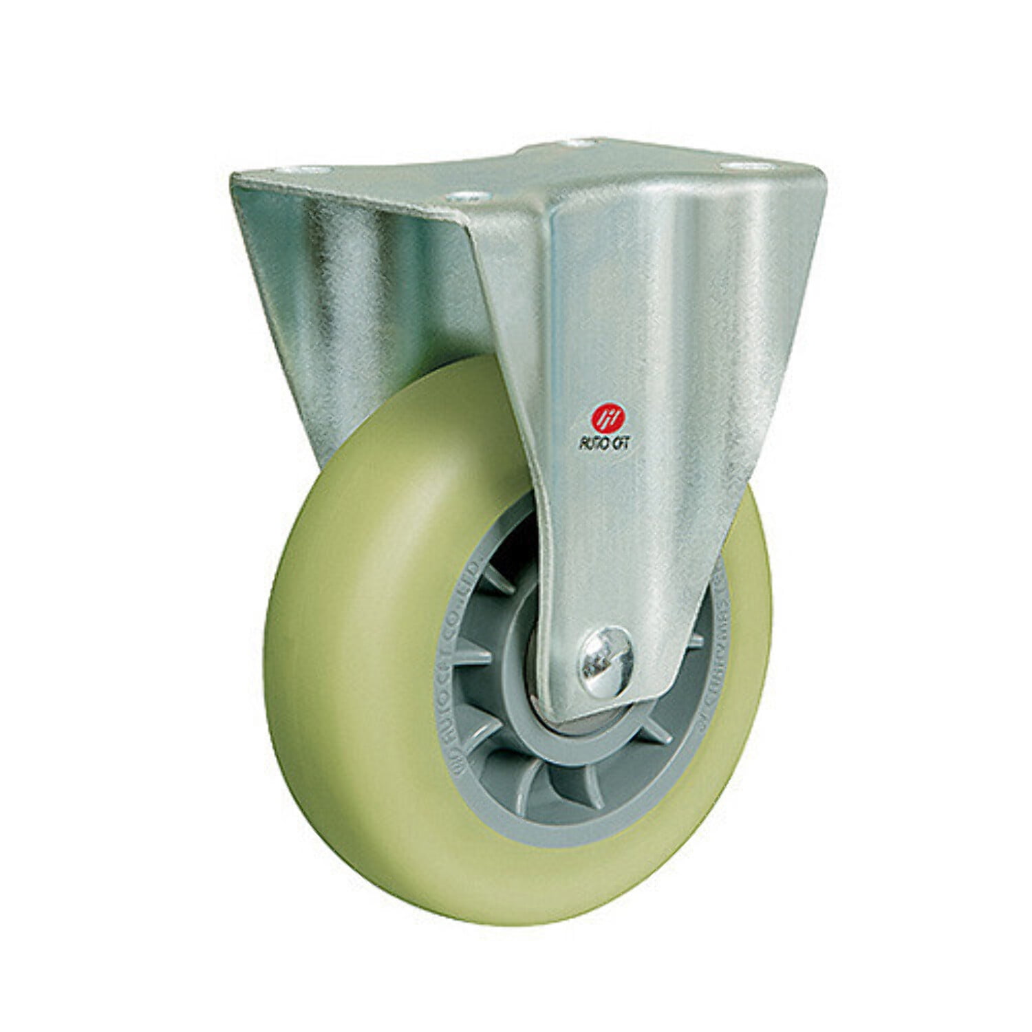 Carrymaster ACLHU-125RF Medium-Duty Rigid Flange Non-Leveling Caster ...