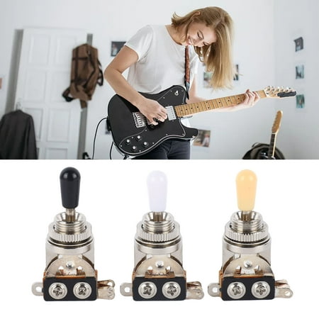 Electric Guitar 3 Way Toggle Switch Pickup Selector Switch With Brass ...