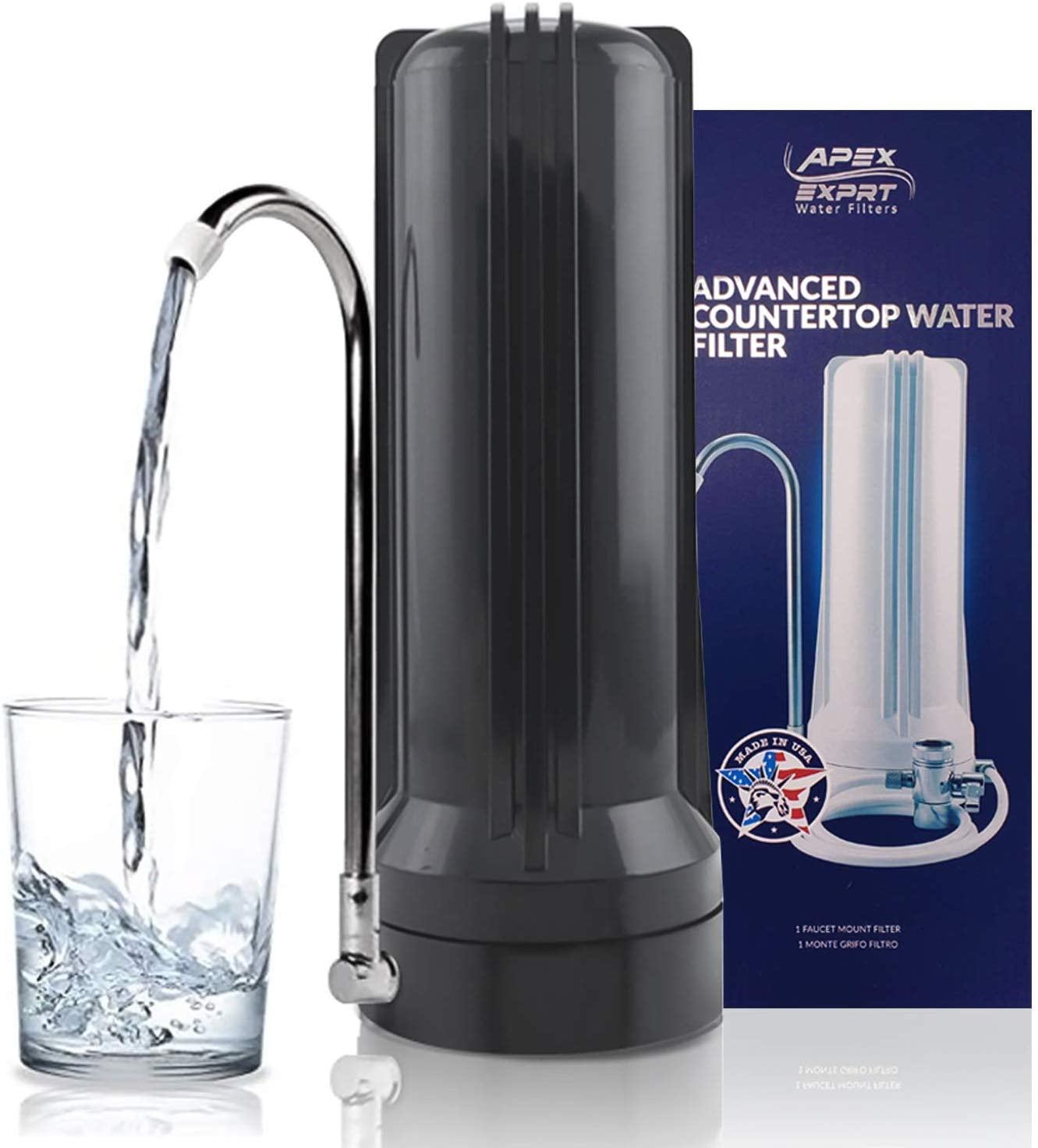 APEX MR-1030 Countertop Water Filter (Desert Sky Black) - Walmart.com