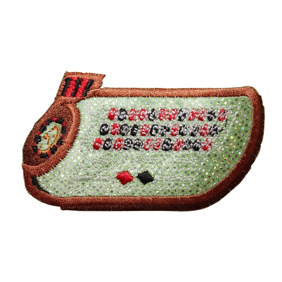 ID 8604 Roulette Wheel Table Patch Casino Gambling Embroidered Iron On ...