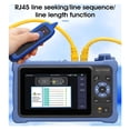 1310/1550nm 26/24dB Fiber Optic Reflectometer Touch Screen VFL OLS OPM ...