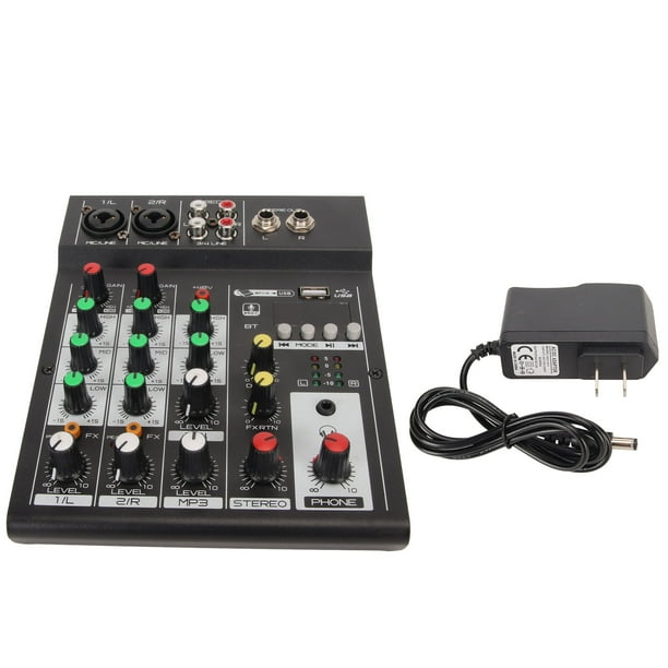 Bluetooth Mixer 4 Channel Support U Disk Mini Mixer Board for Live ...