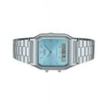 Casio Vintage Analog Digital Unisex Watch, Turquoise Blue Dial, Resin ...
