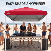 EAGLE PEAK 8 x 8 Pop Up Canopy Tent Instant Outdoor Canopy Easy Set-up ...