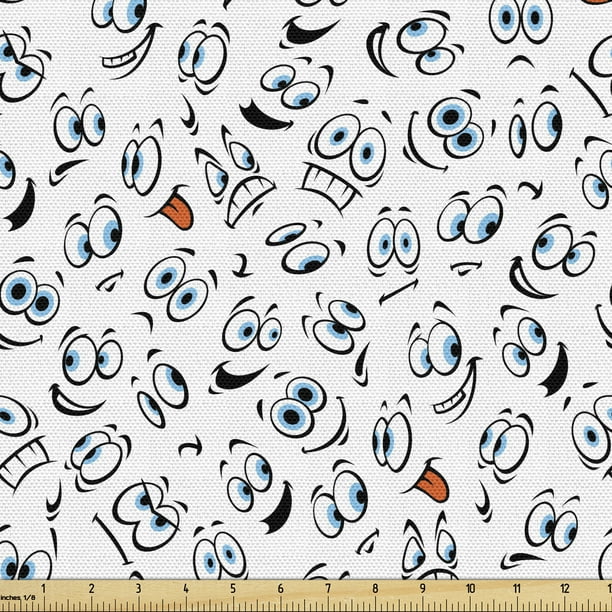 Smiley Face Fabric
