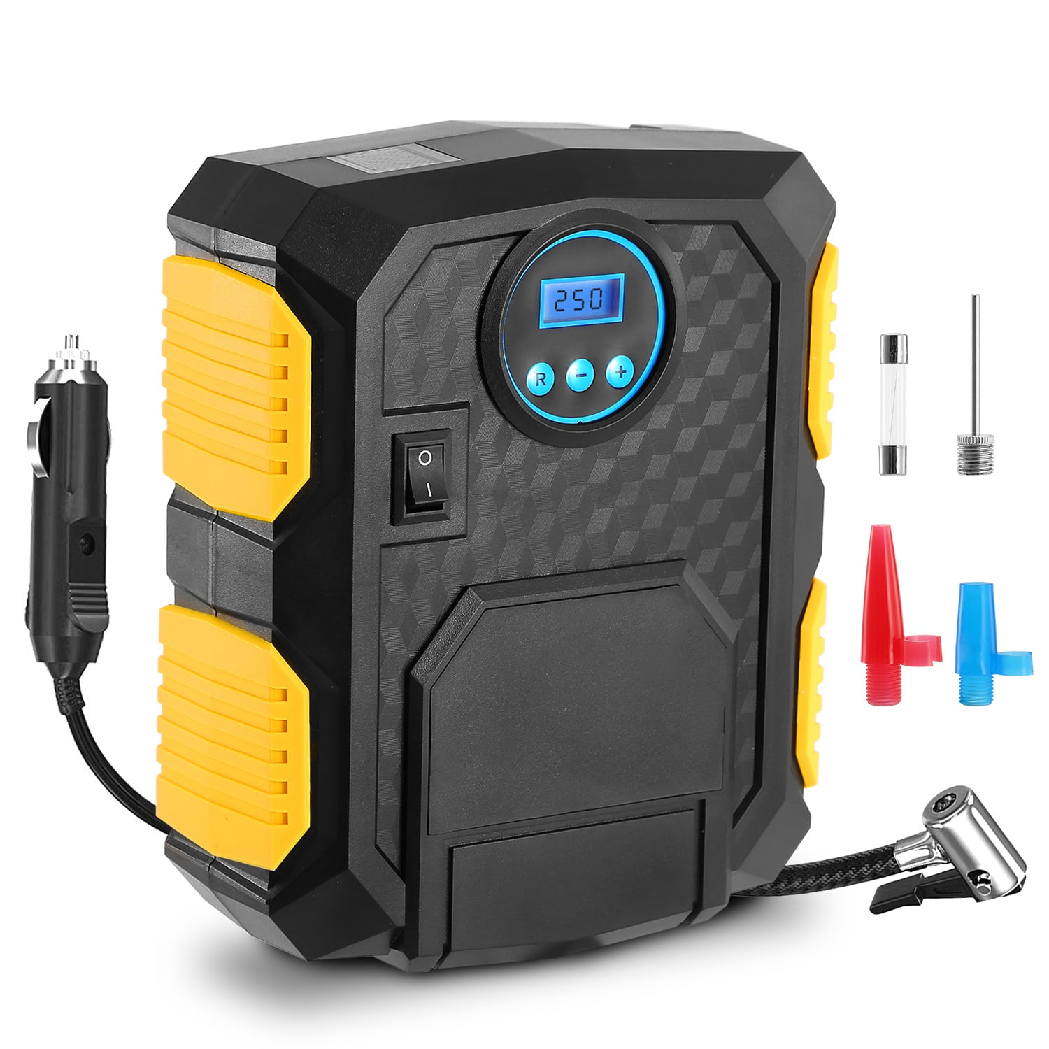 Fortem Tire Inflator Portable Air Compressor 150 Psi Bike Pump 12v