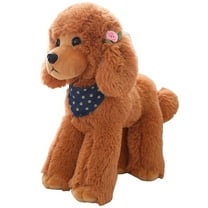 WEIGEDU Adorable Fluffy Red Standard Poodle Stuffed Animals ...