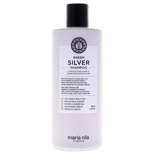 Sheer Silver Shampoo by Maria Nila for Unisex - 11.8 oz Shampoo ...