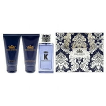 D&G King Men's Cologne Giftset (3PC) - 3.3oz EDT, 1.6oz Gel, Mini EDT ...