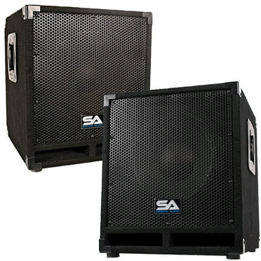 Sound Town 2000W 18" Powered PA Subwoofer with 2 Speaker Outputs, DJ/PA ...