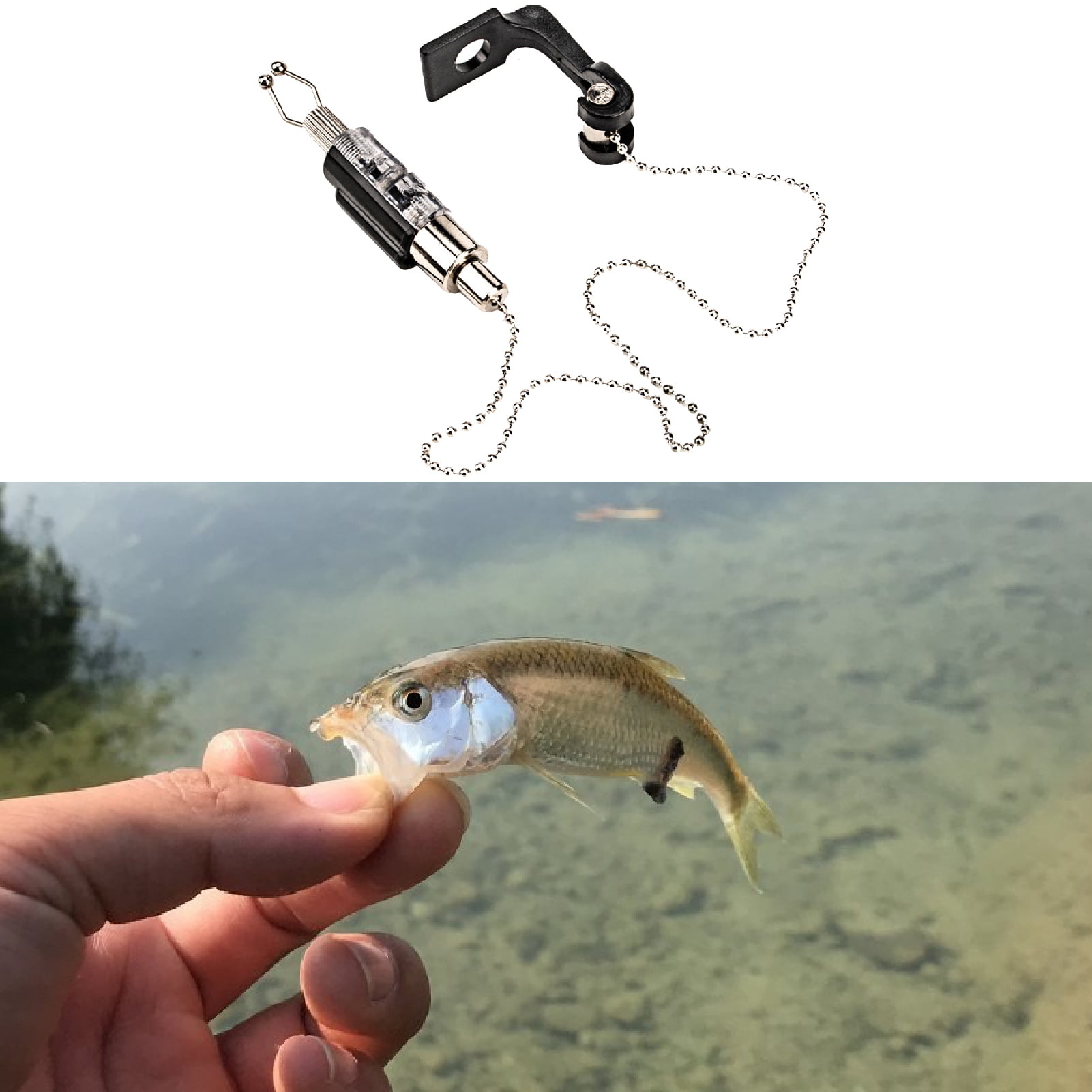 Windfall Fishing Alarm Swing Signal Receiver, Outdoor Fishing Stainless ...