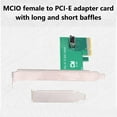 YongCo PCIE 5.0 4X to MCIO Female Adapter Graphics Card Gpu Expansion ...