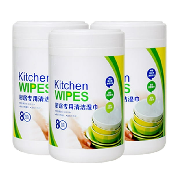 3 Bags 80 Extract Disposable Cleansing Wet Tissue Soft Safe Tissue ...