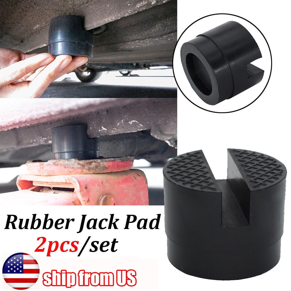 2x Jack Pad Adapter Rubber Pinch Weld Side Frame Rail Protector Car ...