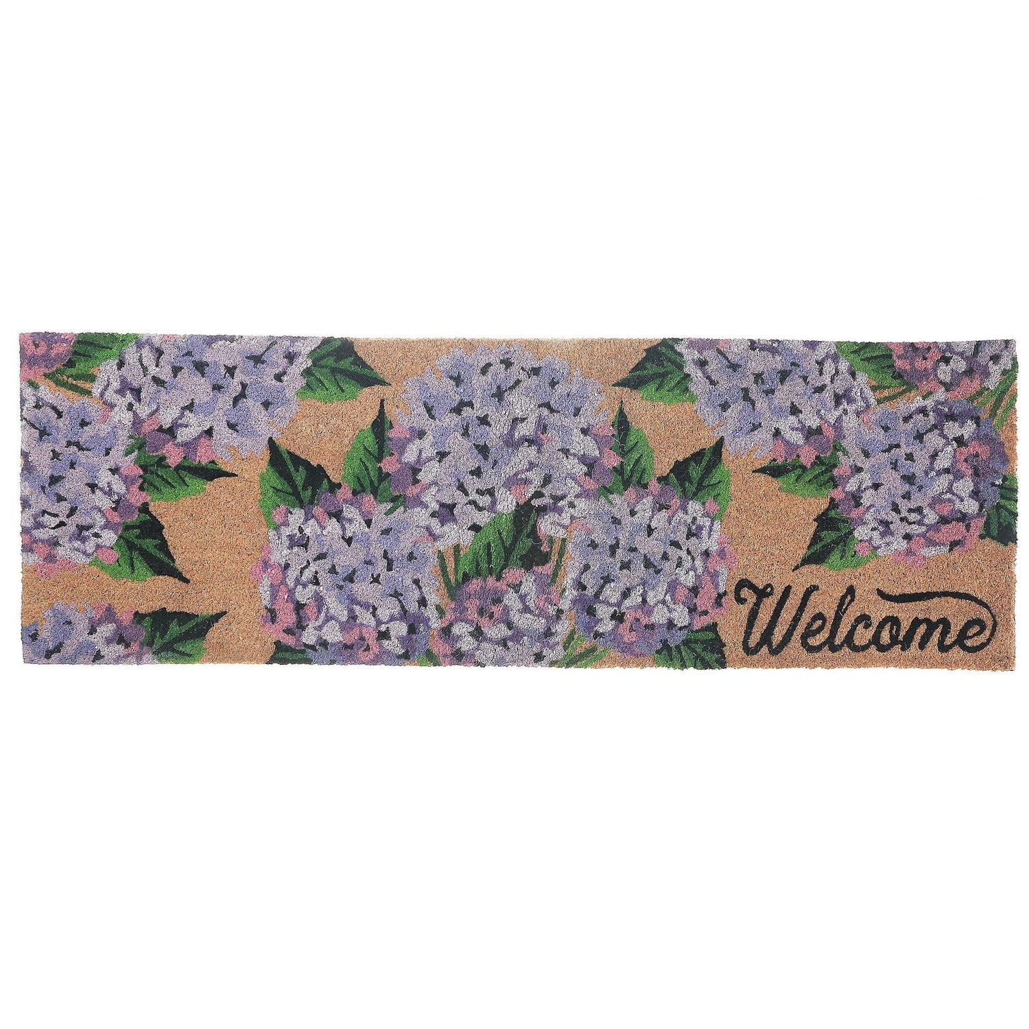 Click here for Ih Casadécor Coir Door Mat Hyrangea Welcome 10 X 3... prices
