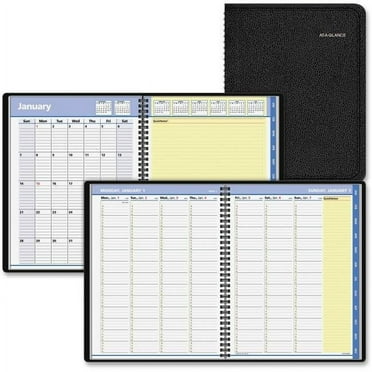 At A Glance AAG760205 Quick Notes Weekly & Monthly Planner, Simulated ...