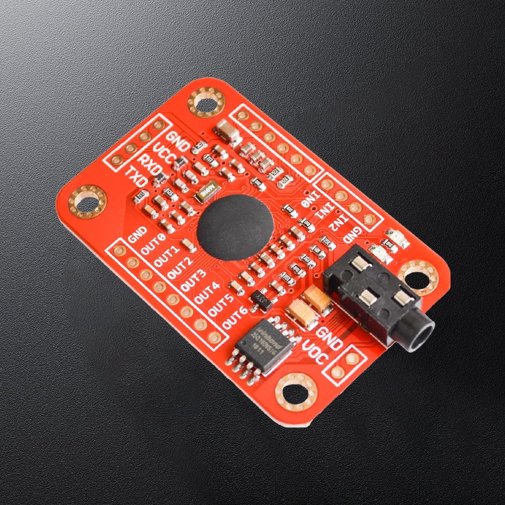 Módulo de reconocimiento de voz V3 Reconocimiento de voz DC 4.4-5.5 ...