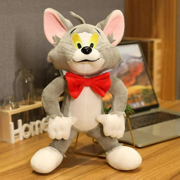 33Cm Cartoon Tom Cat Jerry Mouse Plush Toys Cute Movie Soft Animals ...
