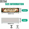 2D Flat Printing 1pc Rustic Fairies Enchant This Area Sign Whimsical ...