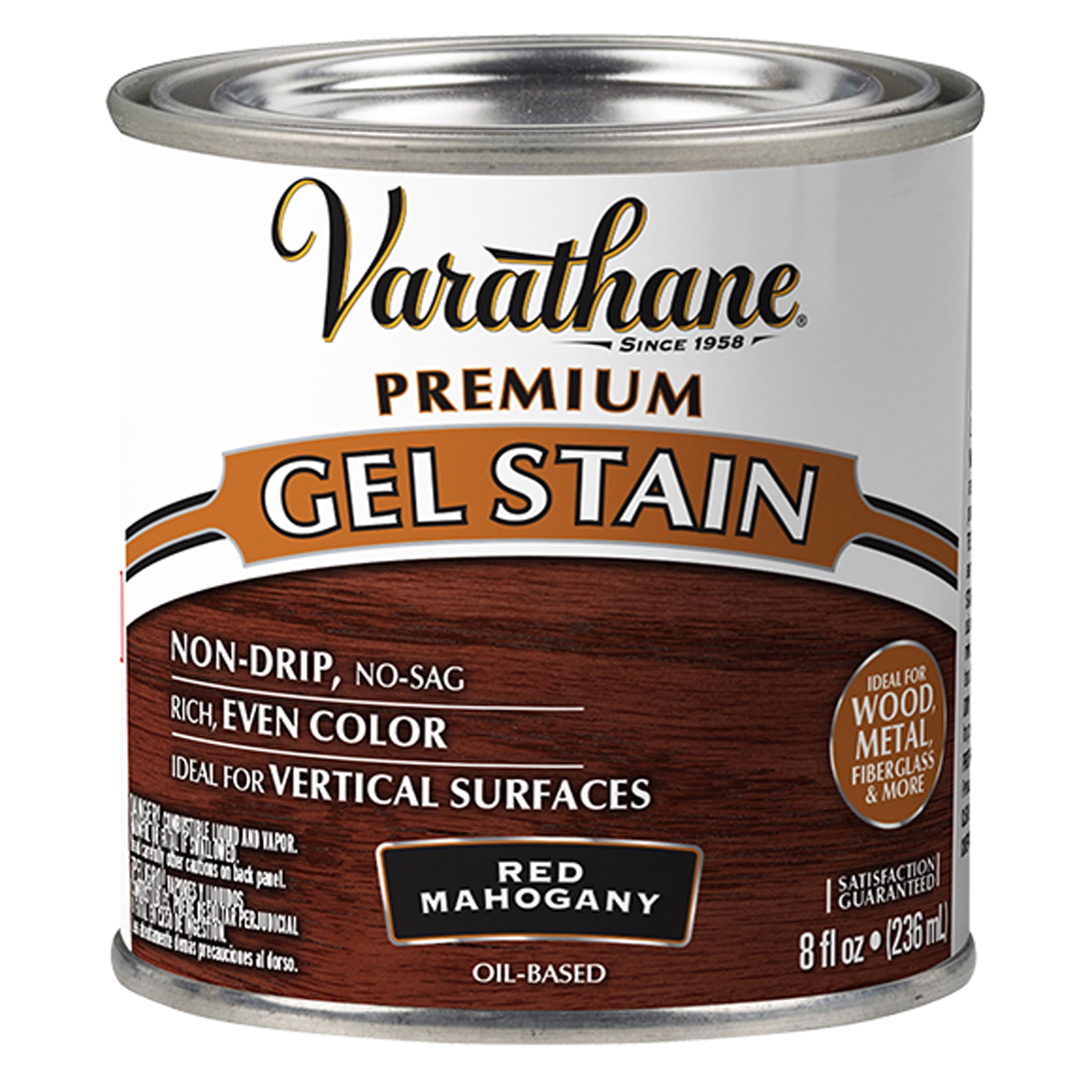 Red Mahogany, Varathane Premium Gel Wood Stain-358319, Half Pint, 4 Pack - Walmart.com