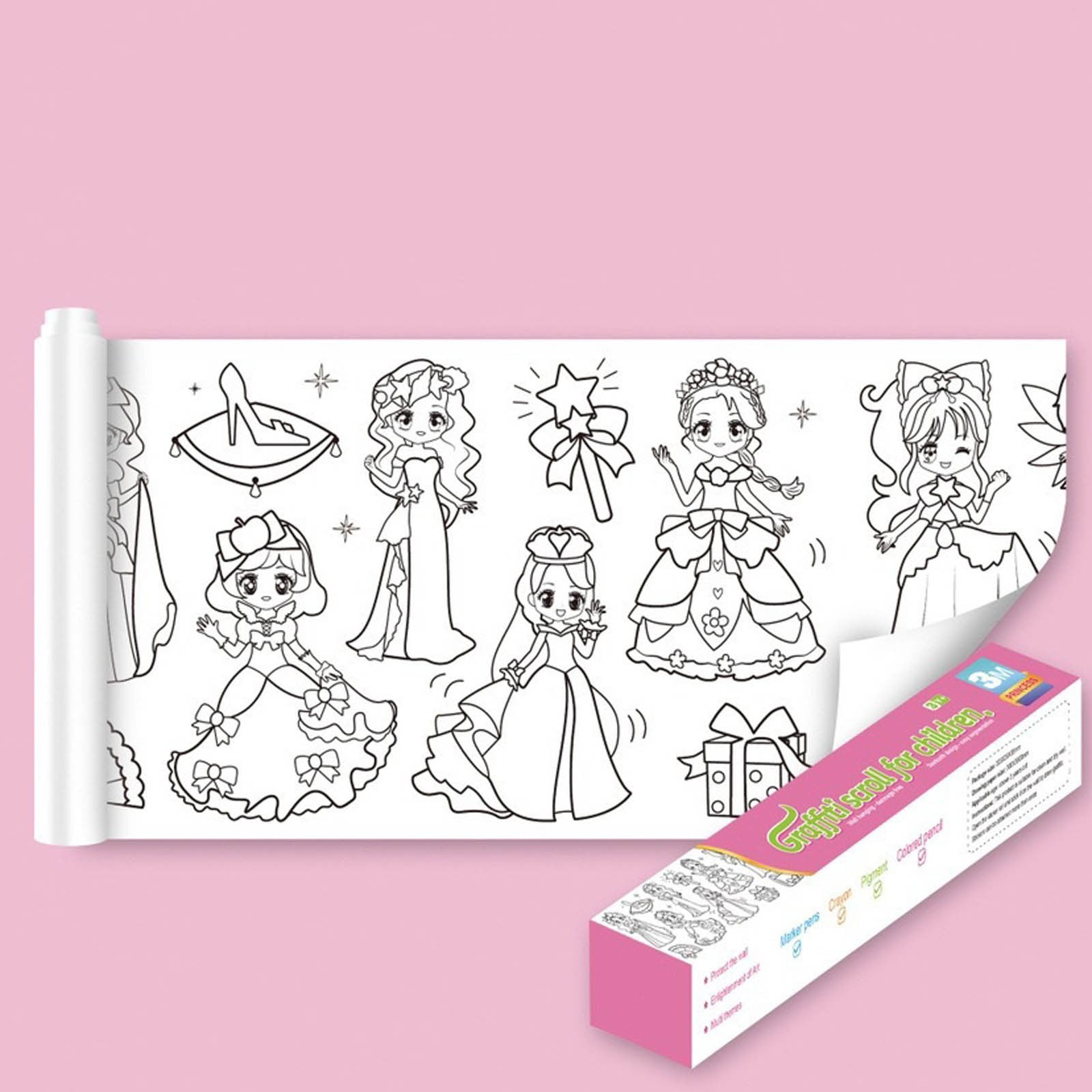 Click here for Riforla Kids Drawing Paper Roll 11.8x118 Inch Larg... prices