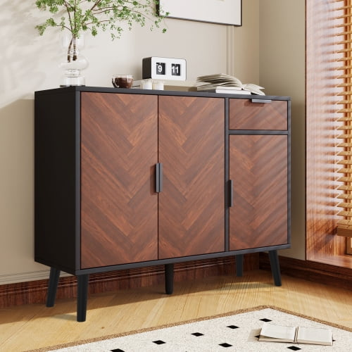 Click here for Nobrand Mid Century Modern Storage Cabinet With 3... prices