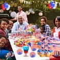 220PCS 4th of July Cocktail Picks USA Flag Drink Umbrellas Fruit Sticks ...