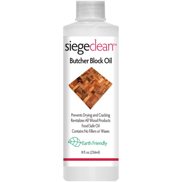Siege Clean Butcher Block Oil 8oz - Walmart.com - Walmart.com
