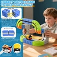3D Infinity Track Starter Set, Magnetic Electric Train Toy with Anti ...