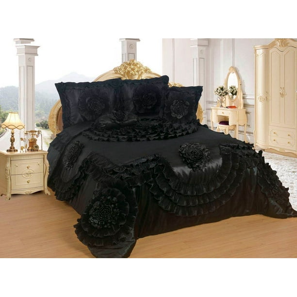 Black Bedspread Queen Size – Hanaposy