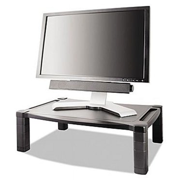 Kantek Extra Wide Deluxe Monitor Stand with Drawer, Black - Walmart.com