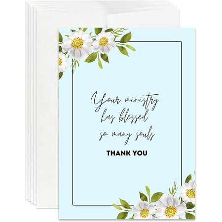 Ministry Appreciation Card for Pastor, Minister, Church Staff ...