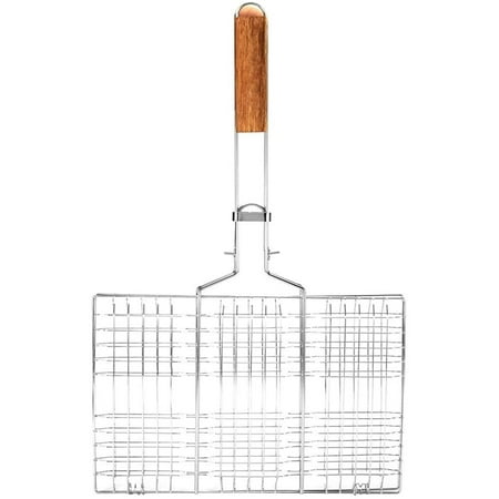 Grill Basket, BBQ Wire Mesh Grill Net Professional Barbecue Grilled ...