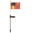 Solar Flag Light, Ground Mounted LED Yard Decoration, Outdoor ...