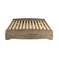 Prepac King Mate's Platform Storage Bed with 6 Drawers, Drifted Gray ...