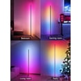 2 Packs RGB LED Corner Floor Lamp Color Changing Ambience Light for ...