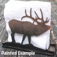 Hip Flask Plus Raw Wood Craft Elk Napkin Holder - Rustic Napkin ...